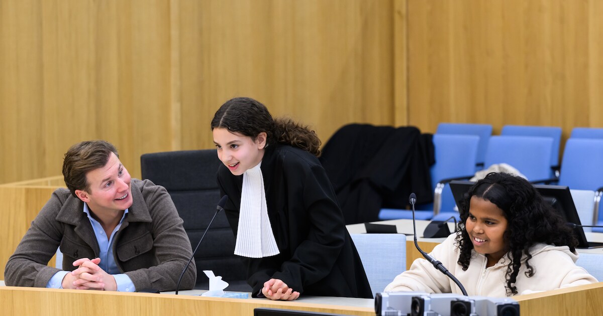 Kinderen veranderen rechtbank Breda in leslokaal: ‘Mag een advocaat ...