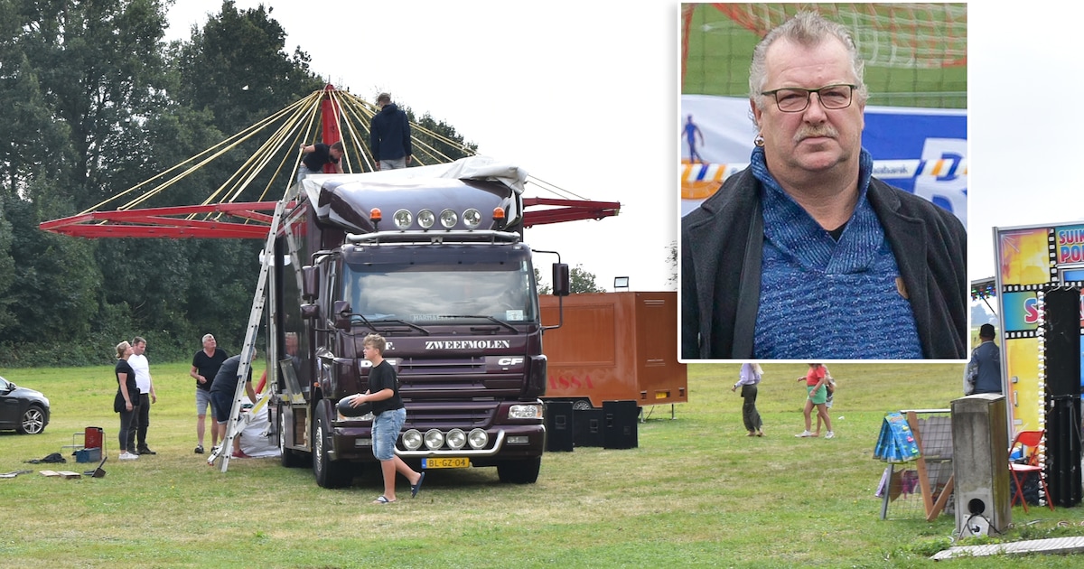 Zweefmolen van Harm wordt vernield en dus vertrekt hij van feestterrein ...
