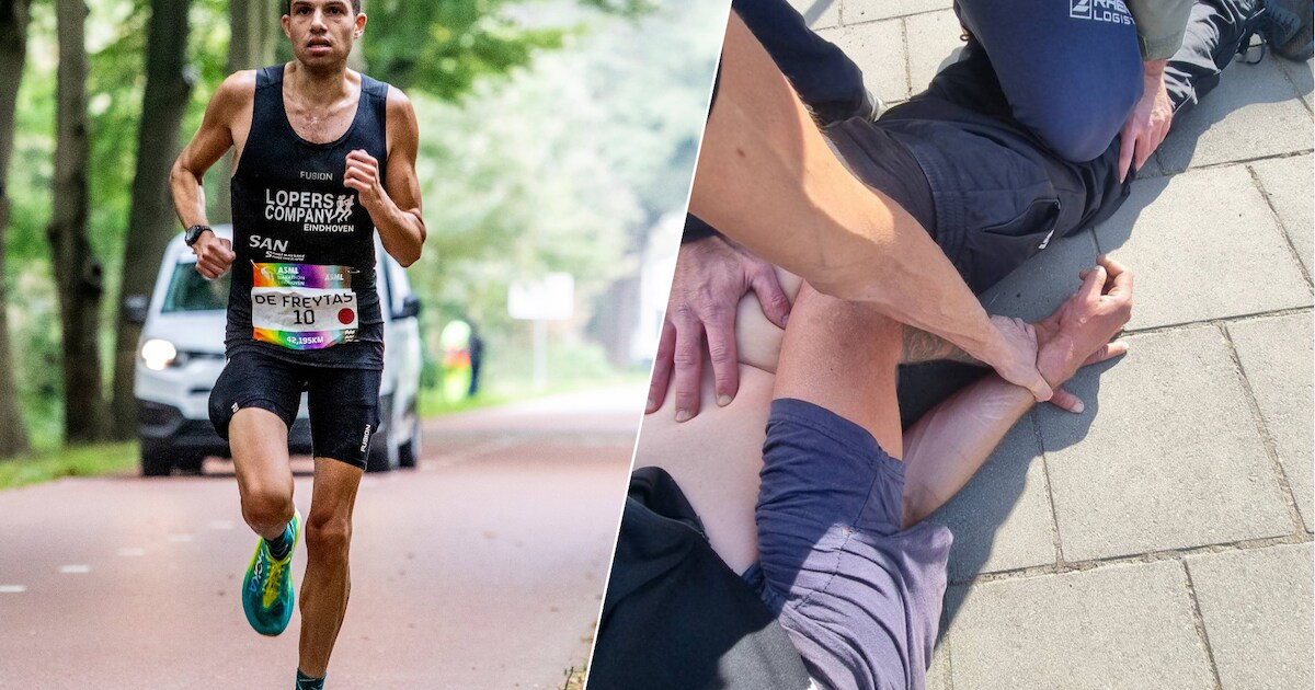 Winkeldief zet het op een lopen, maar krijgt een van beste hardlopers ...