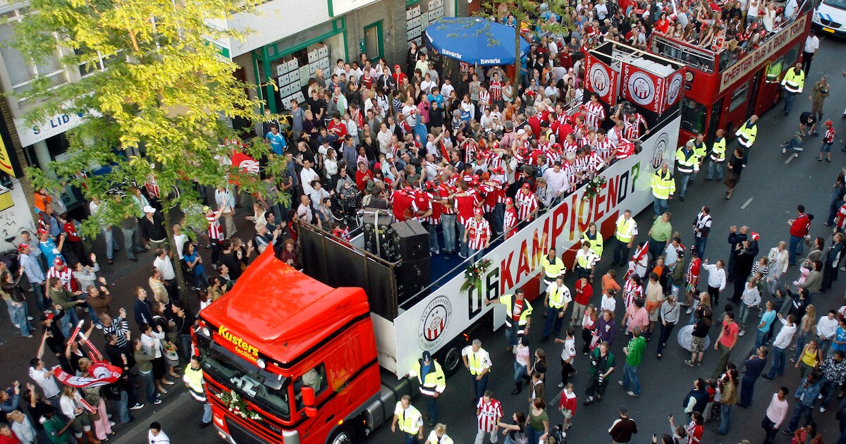 Huldiging PSV: dit is de route van de platte kar door het centrum van ...