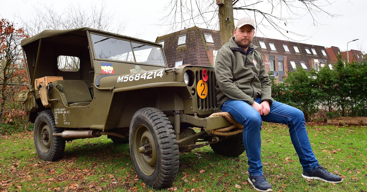 Ben (44) uit Roosendaal heeft een legerjeep: ‘Auto waarschijnlijk ...