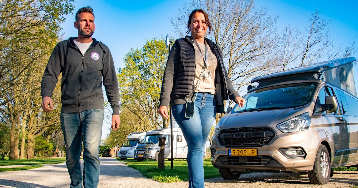 Ook zonder originele naam loopt de camperplaats in Biest-Houtakker binnen enkele weken vol ...