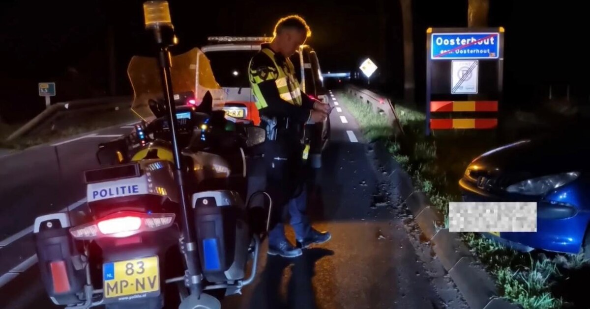 Automobiliste onder invloed (22) botst tegen boom in Oosterhout | Oosterhout | bndestem.nl