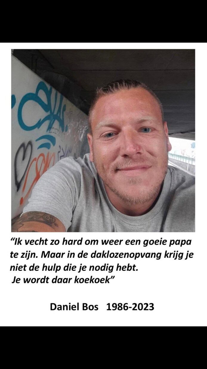 Dood dakloze Daniël (37) lag niet aan opvang, vindt GGD, maar daar denkt zijn partner anders ...