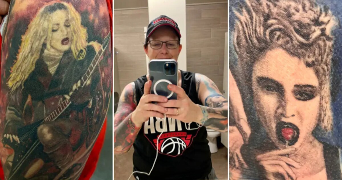 Fan van Madonna heeft recordaantal tatoeages van idool: ‘Ik ben nog ...