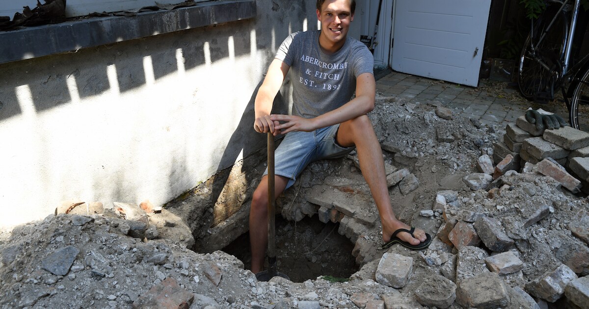 Gewelf uit late middeleeuwen in achtertuin Oosterhout | Oosterhout | BN ...