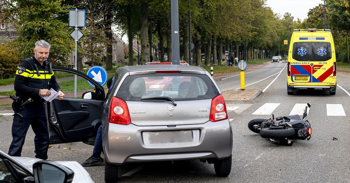 Motorrijder gewond bij botsing met auto in Oosterhout | Oosterhout | bndestem.nl