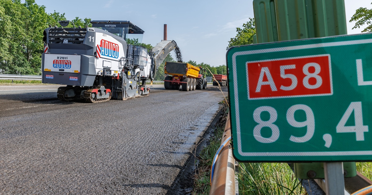 A58 tussen Roosendaal en Etten Leur dicht in juli en augustus vanwege ...
