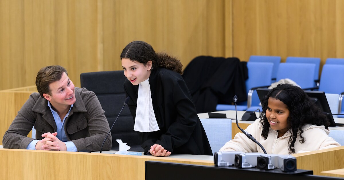 Kinderen veranderen rechtbank Breda in leslokaal: ‘Mag een advocaat ...