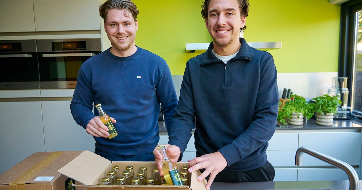 Jonge Udense ondernemers maken eigen frisdrank: ‘Als je niet opgeeft ...