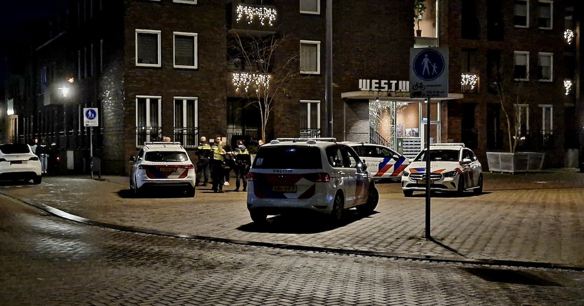 Opstootje bij theater Het Klavier in Kaatsheuvel, twee groepen uit ...