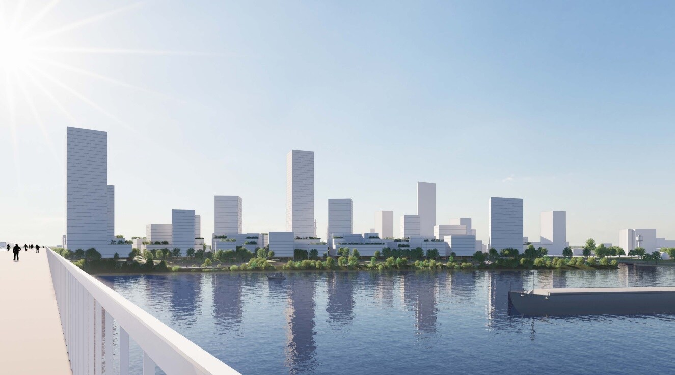 Waar een nieuw Feyenoord-stadion moest komen, komt nu een nieuwe wijk ...