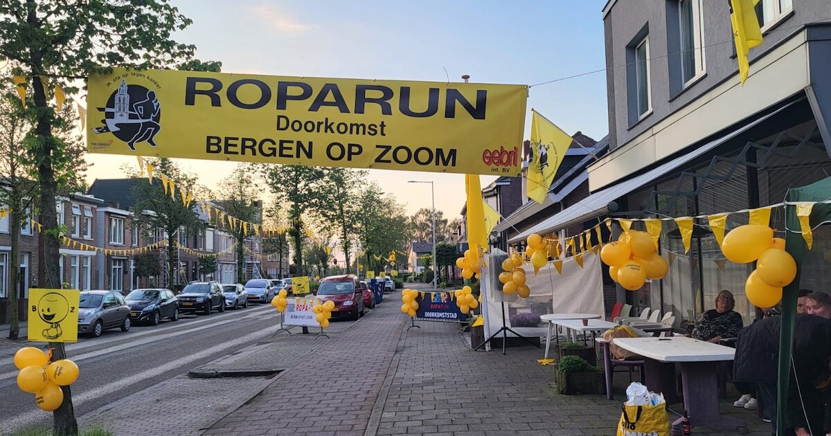 Bergen op Zoom kleurt Roparun-geel: ‘Een feestelijk moment’ | Bergen op ...
