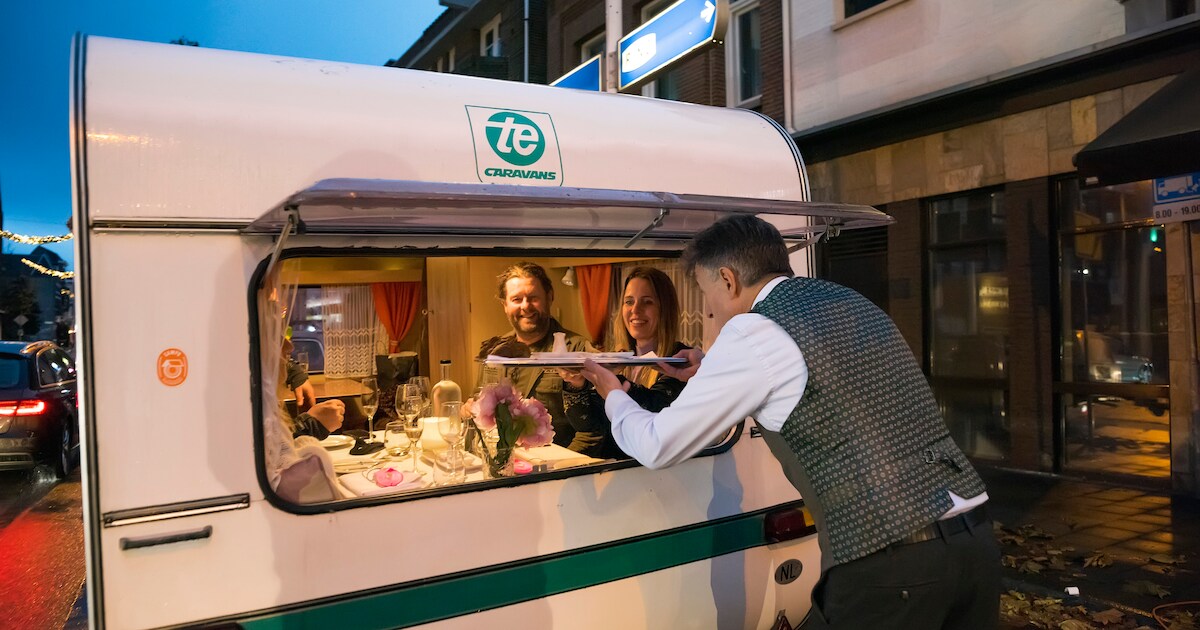 Uit eten in de caravan, pal voor je geliefde restaurant: ‘Dit smaakt ...