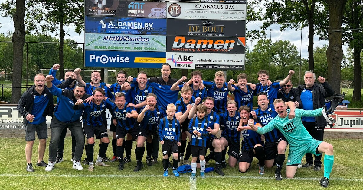 FC Cranendonck promoveert na moeizame zege: ‘Je zag dat er enorm veel ...