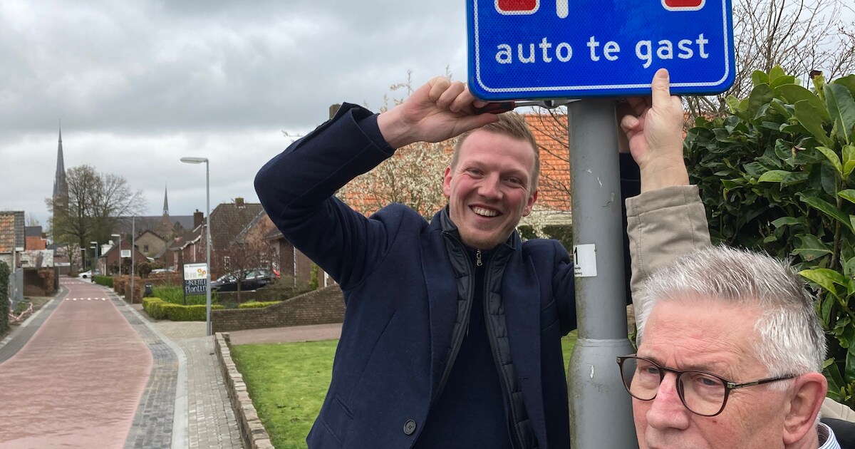 Wagenberg heeft een tweede fietsstraat waar auto's 'te gast’ zijn ...