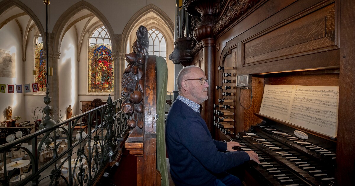 Nog één keer vol op het orgel, dan stopt Rien de Jongh: ‘nog even ...