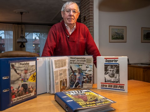 Willy knipte en plakte alles over Adrie van der Poel: ‘Vroeger wisselde ...