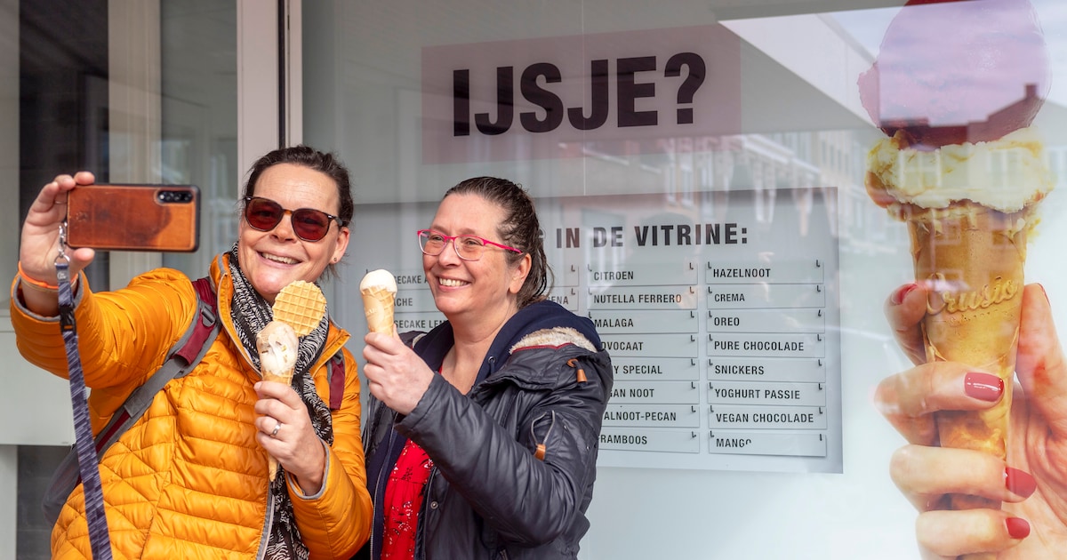 IJssalon Crusio krijgt warm welkom in Hoogerheide: ‘Eerste zonnetje ...