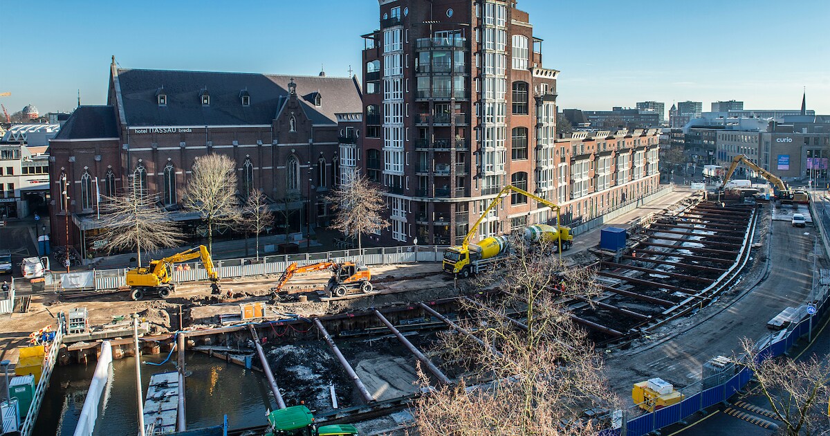 Aanleg ‘luie trap’ begonnen in project Nieuwe Mark: ‘Veel vrachtverkeer ...