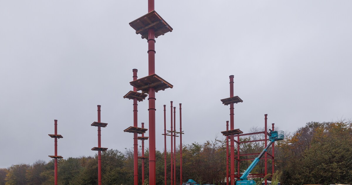 Capriolen op 12 meter hoogte: groot klimpark verrijst in Bosschenhoofd ...