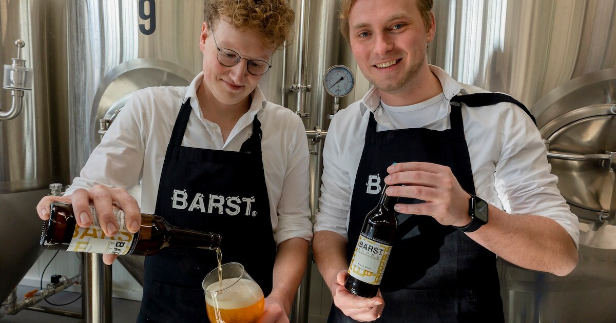 Stan (25) en Zeger (27) brengen met Barst Blond eerste biertje uit ...