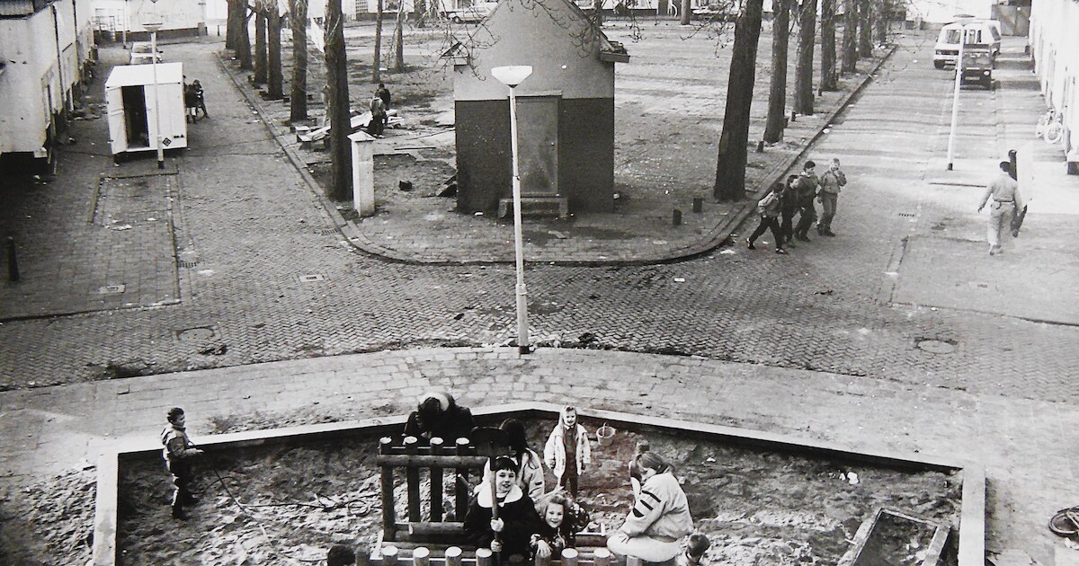 Waar is deze foto genomen en hoe zag opgroeien in deze Rotterdamse wijk ...