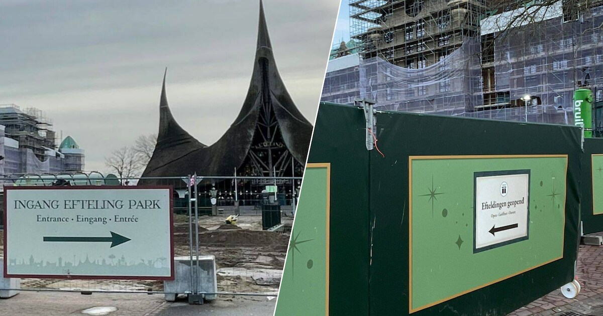 Ingang van de Efteling is alwéér een open zandvlakte, en dit is waarom | Tilburg | BN DeStem.nl