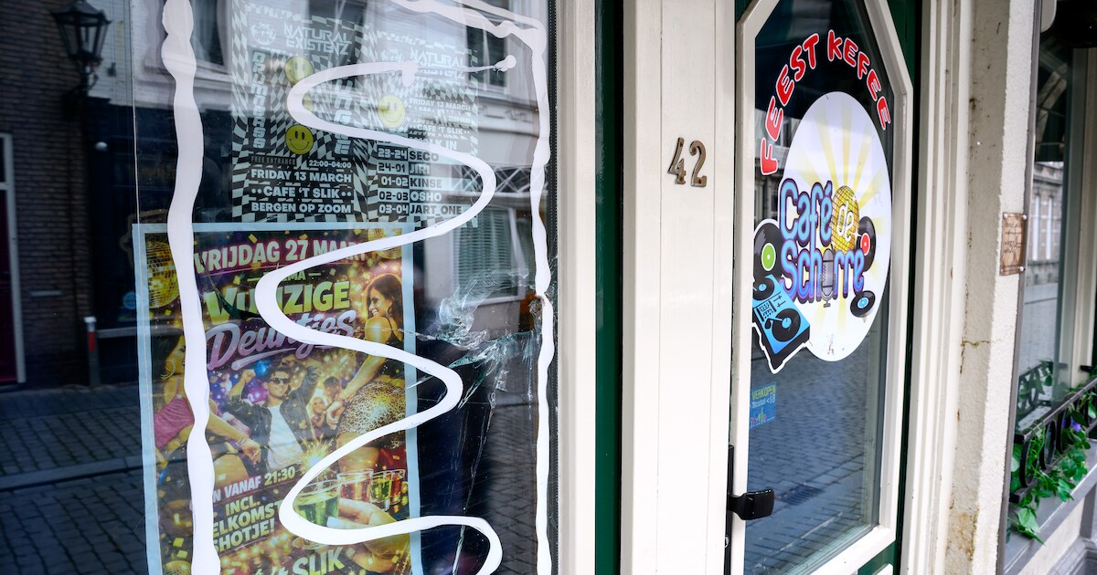 Man gooit ruiten vijf cafés Bergen op Zoom in; dader zou bekend zijn ...