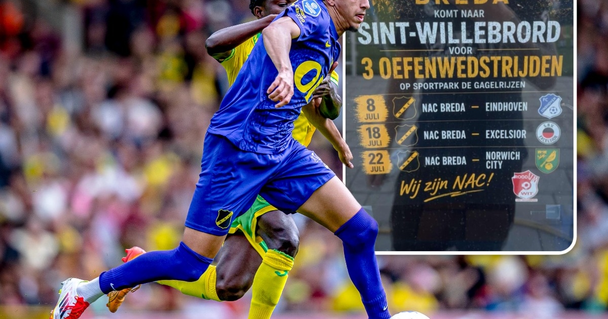 Speelt NAC wéér oefenwedstrijd tegen Norwich City? Mysterieuze poster ...