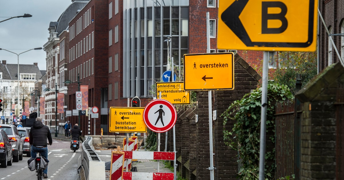 Opgebroken straten, afzettingen en omleidingen: binnenstad Breda is ...