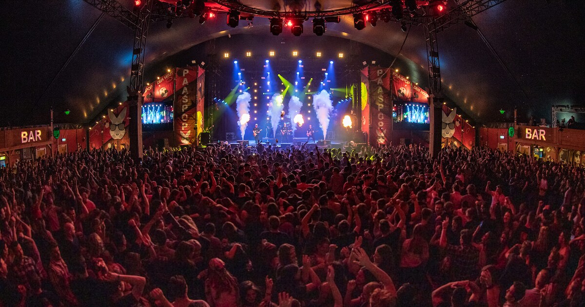 Antoon, Mart Hoogkamer, Emma Heesters en Kraantje Pappie op Paaspop Den ...