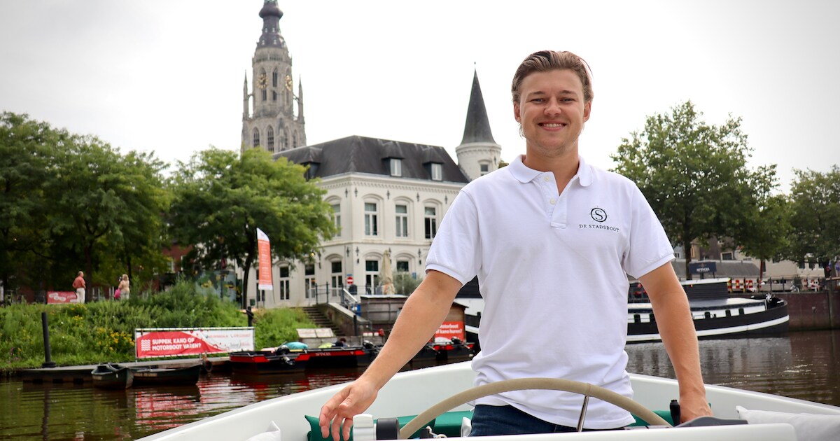 Jonge schipper Don (24) wil schoonheid Breda delen vanaf zijn Stadsboot ...