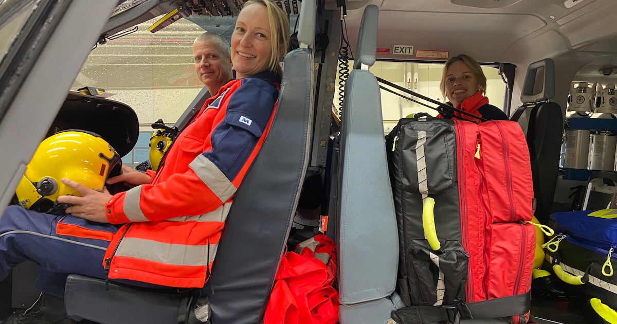 Werken op de traumahelikopter: ‘Je mag van binnen best huilen ...