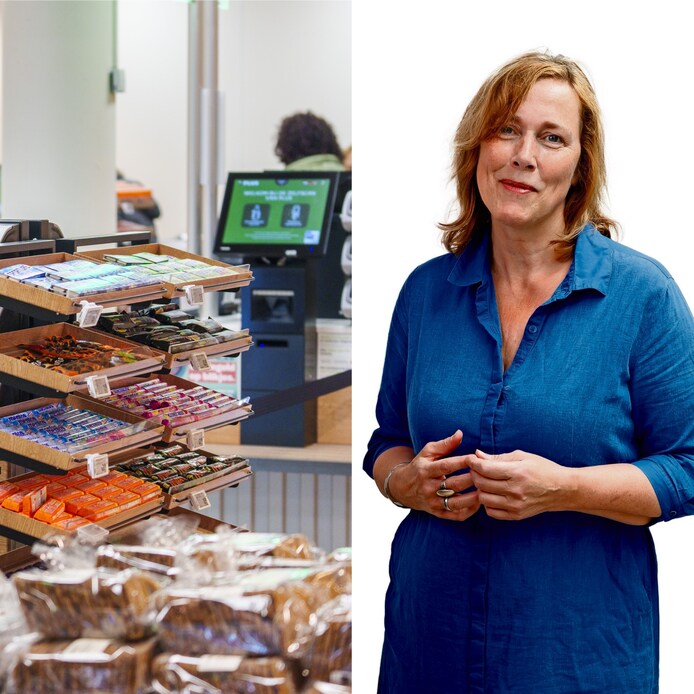 Lonkende chocoladerepen bij de zelfscan, dikke winst | Columns ...