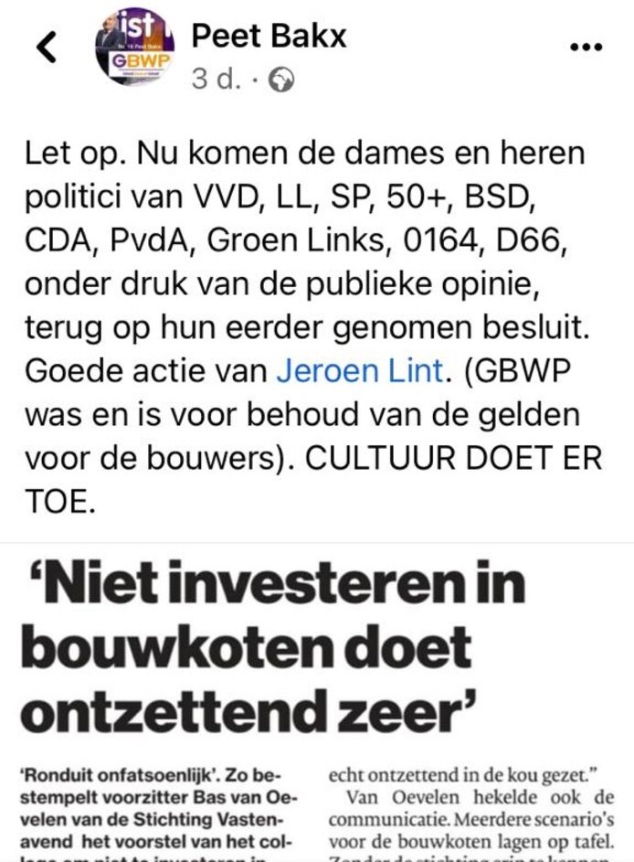 Ton Linssen met de dood bedreigd: ‘Meteen omleggen die man staat er ...