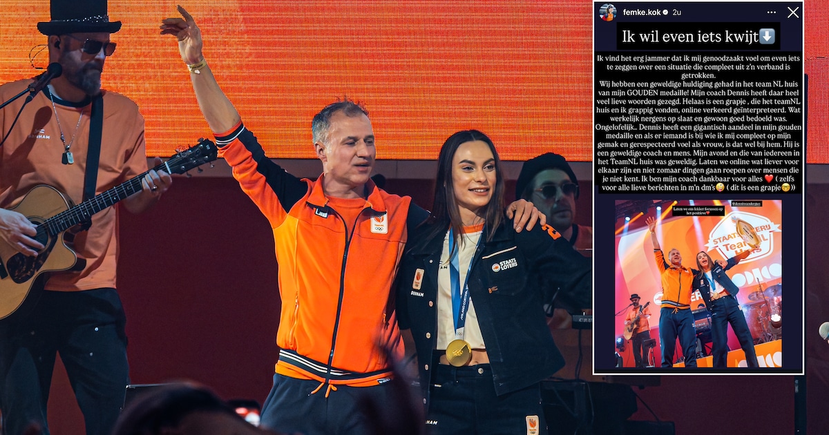 Femke Kok neemt het op voor bekritiseerde trainer Dennis van der Gun na ...