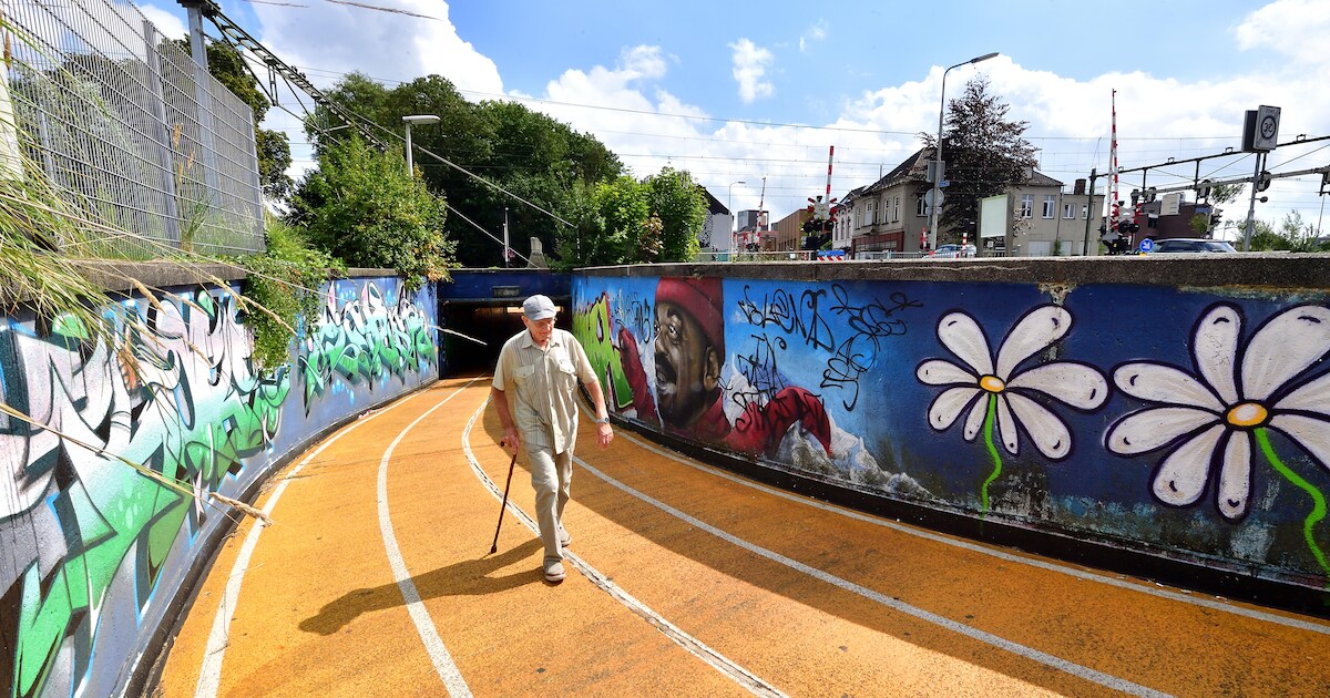 Nieuwe graffiti in Kadetunnel onder de schuiven in Roosendaal ...