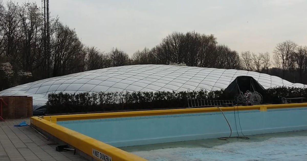 Mega-iglo Zwembad de Melanen eraf gehaald, binnenkort weer zwemmen in ...