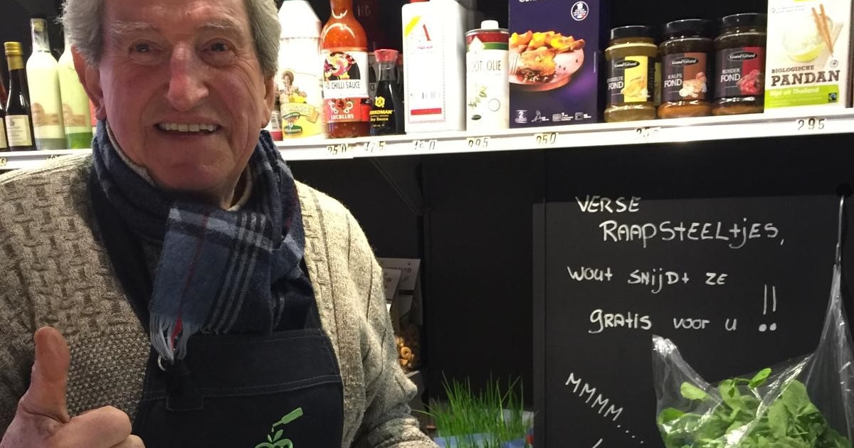 Groenteman Wout van Oosterhout (1937-2021) verkocht zelfs een krop sla ...