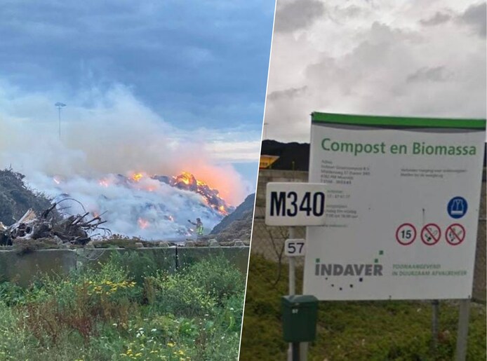 Grote hooibrand bezorgt Moerdijk ochtend vol stankoverlast, vuur bij ...
