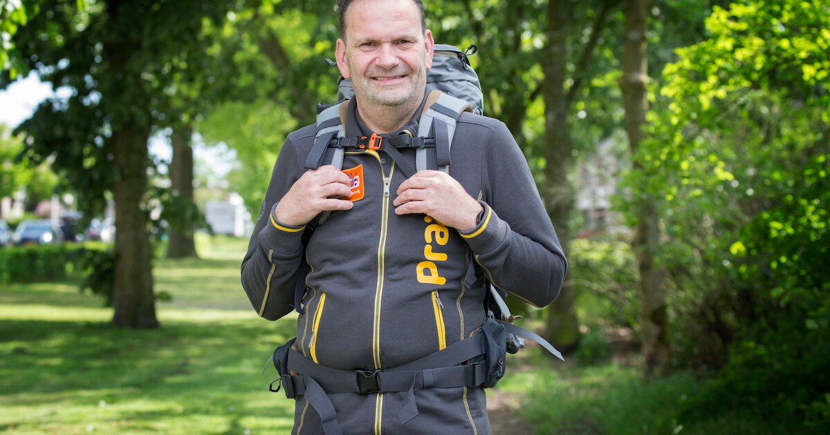 Richard wandelt 400 kilometer van Praxis naar Praxis voor het goede ...