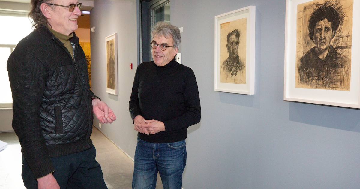 De wereldberoemde Anselm Kiefer maakte een portret van Julia Mutsters ...