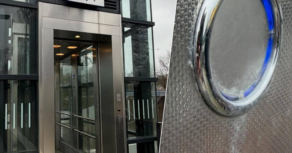 Liftknoppen op station Dordrecht Zuid vastgelijmd, herstel laat nog op ...