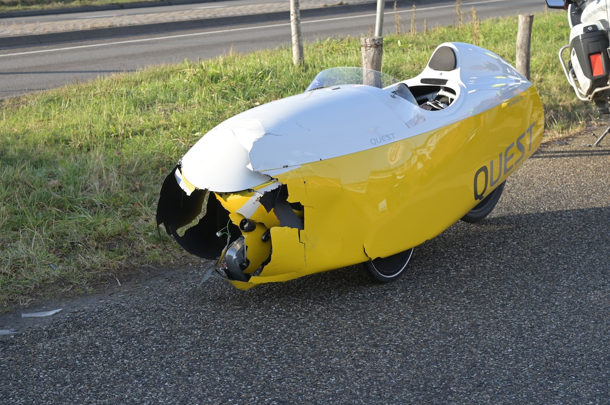 Ligfiets botst met auto in Breda, bestuurder gewond | 112 nieuws Breda ...