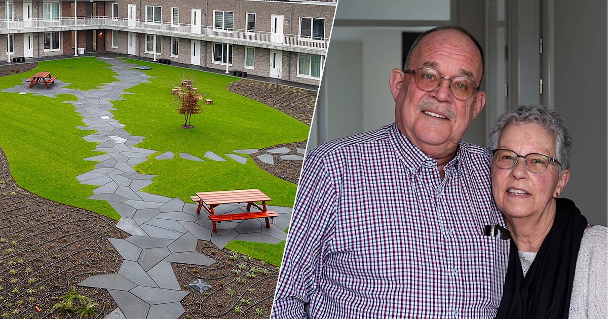 Zij voelen zich de koning te rijk in hun nieuwe appartementen aan het ...