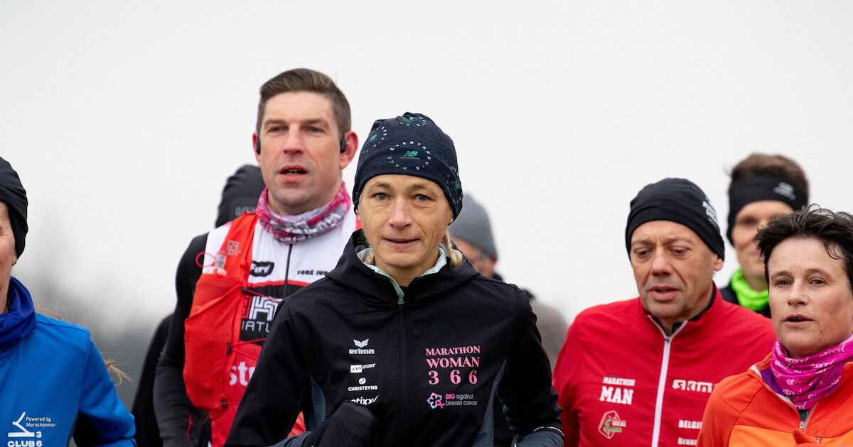 Hilde loopt in Zeeuws-Vlaanderen haar 111de marathon van dit jaar (en ...