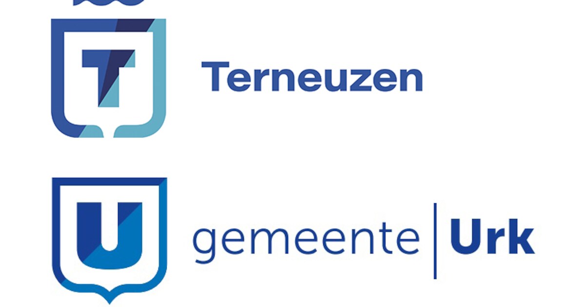 Een jaar na Terneuzen komt Urk met een nieuw logo en ze lijken wel erg ...