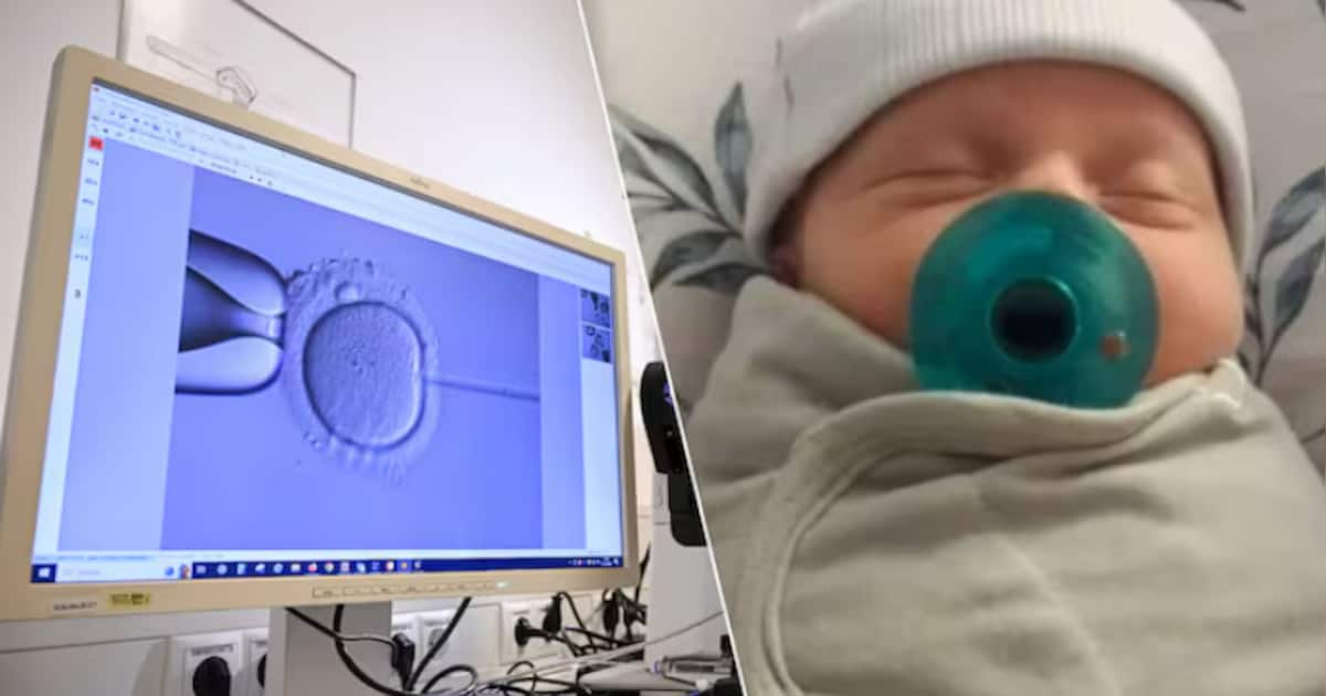 ‘Oudste baby ter wereld’ geboren uit embryo dat meer dan 30 jaar geleden werd ingevroren ...