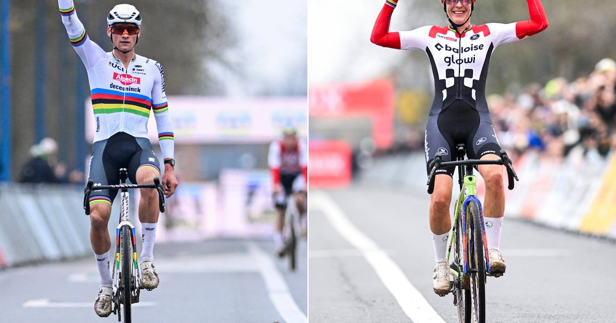 Mathieu van der Poel en Lucinda Brand laten concurrentie kansloos in ...